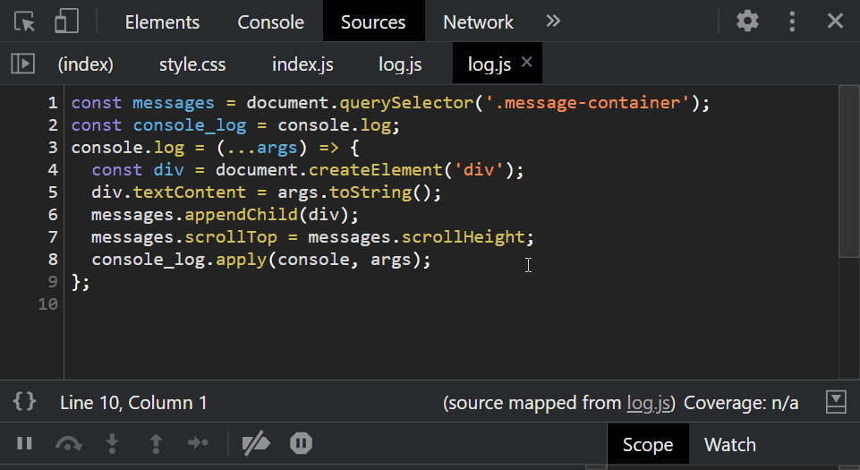 【debug】前端debug技巧系列第9篇sources Source Map