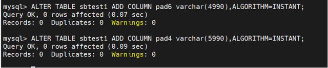 新特性解读｜MySQL8.0 ALTER TABLE……ALGORITHM=INSTANT