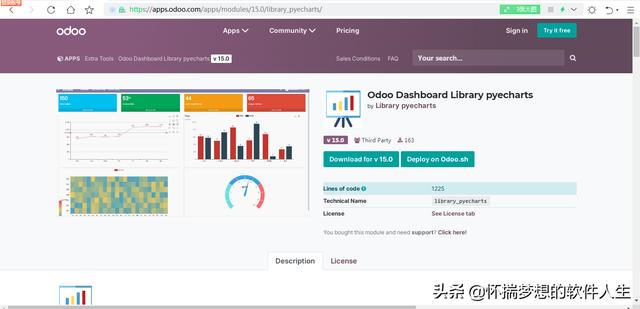 Python数据可视化之pyecharts与odoo集成案例简介