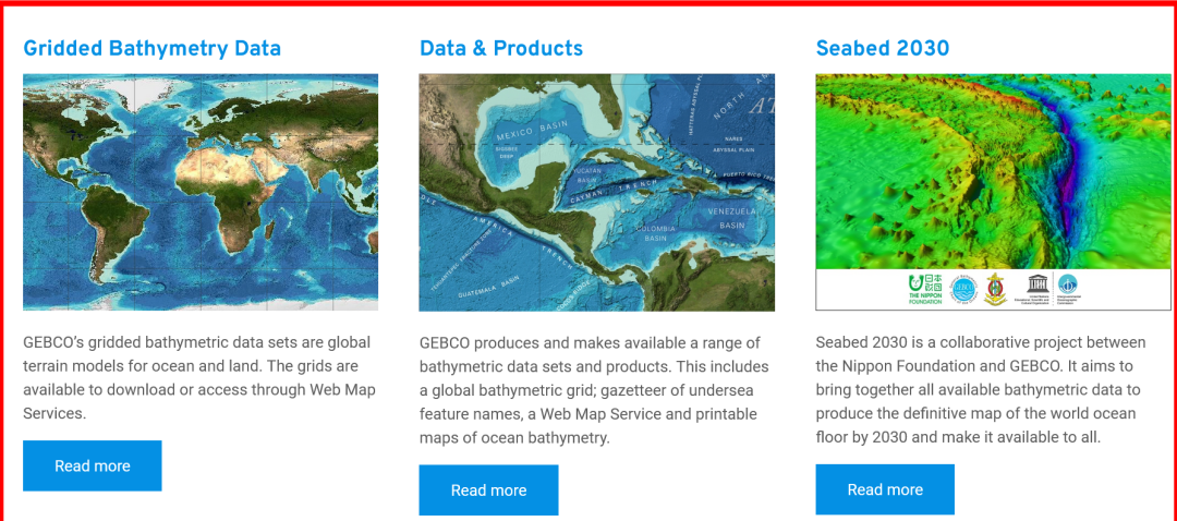 世界大洋海底地形图（GEBCO）的全面介绍与概述