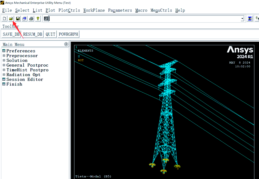 如何从ANSYS APDL DB文件中提取命令流
