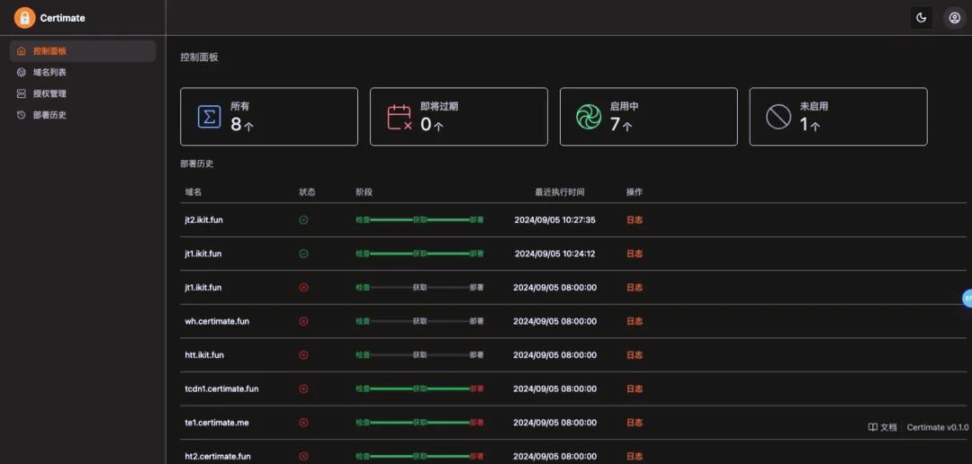 Certimate：一款开源的 SSL 证书管理工具，实现自动申请、部署与续期