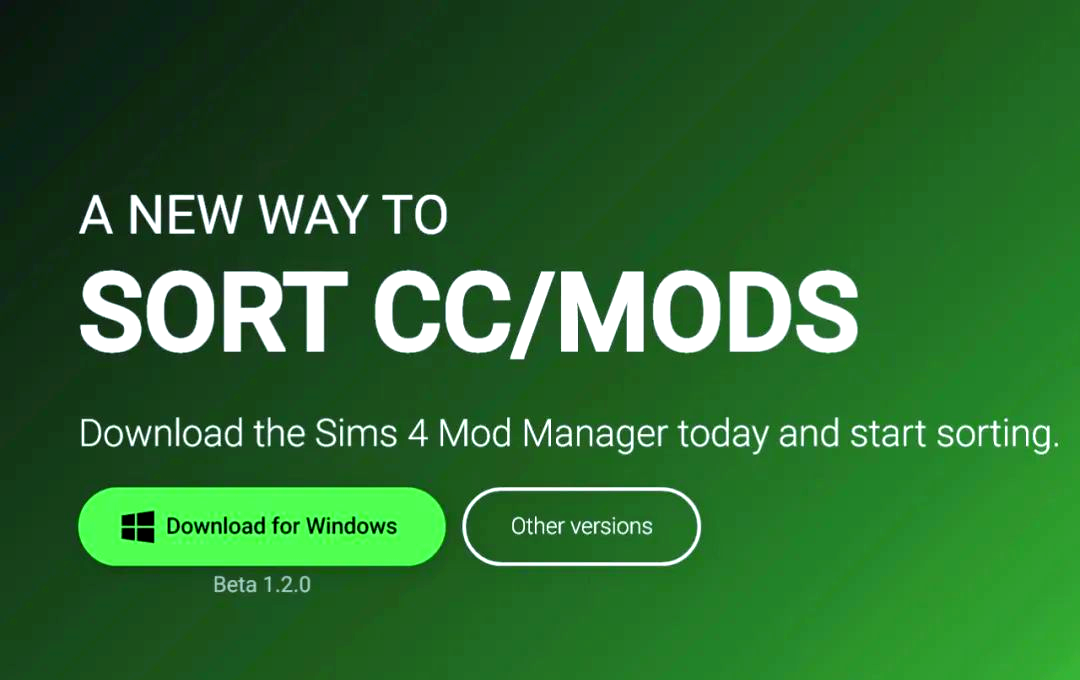 Sims 4 Mod Manager可视化MOD管理器介绍与汉化指南