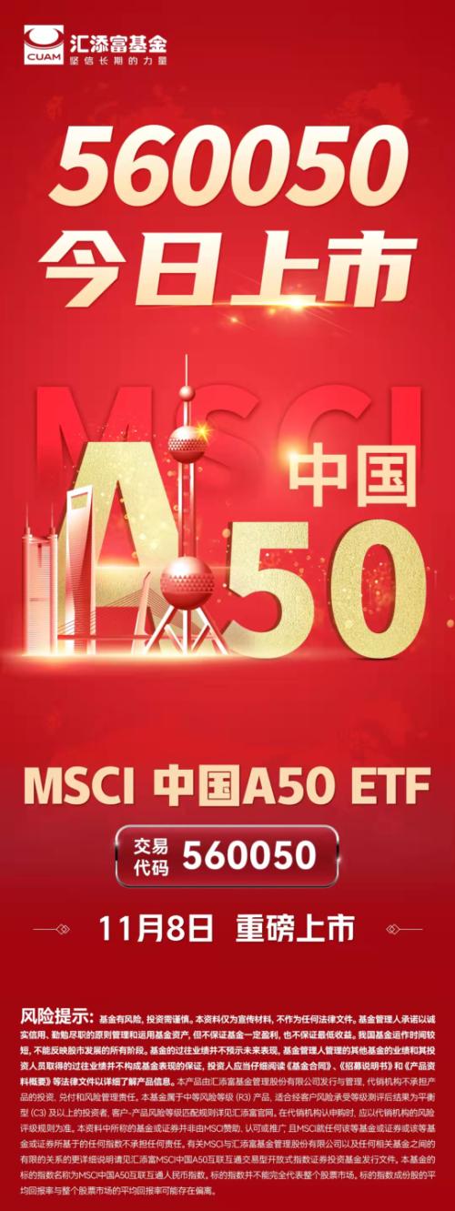 半天成交65亿！刚刚，首批MSCI中国A50互联互通ETF火爆上市！