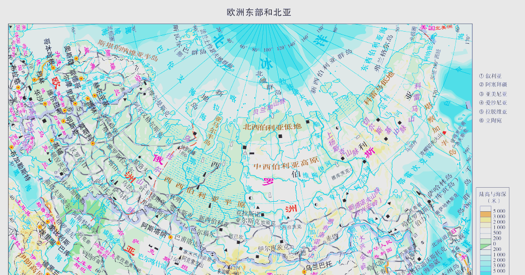 探索俄罗斯地理：从高清地图到详细指南