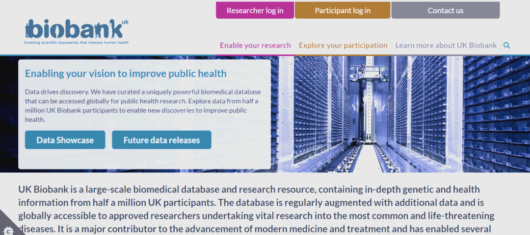 UK Biobank：从健康数据到医学创新的强大平台