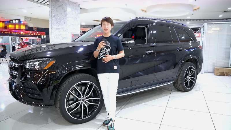 20款奔驰GLS450，四大选装包+23寸轮毂，果然帅气,汽车,车评,好看视频