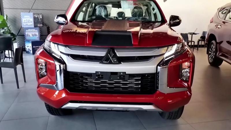 22.98万起售！配2.4T+6AT+超选四驱，2022款三菱Triton皮卡亮相,汽车,新车动态,好看视频