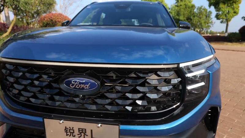 22.98万起售！车长5米，配2.0T混动+8AT，全新一代福特锐界L亮相,汽车,新车动态,好看视频