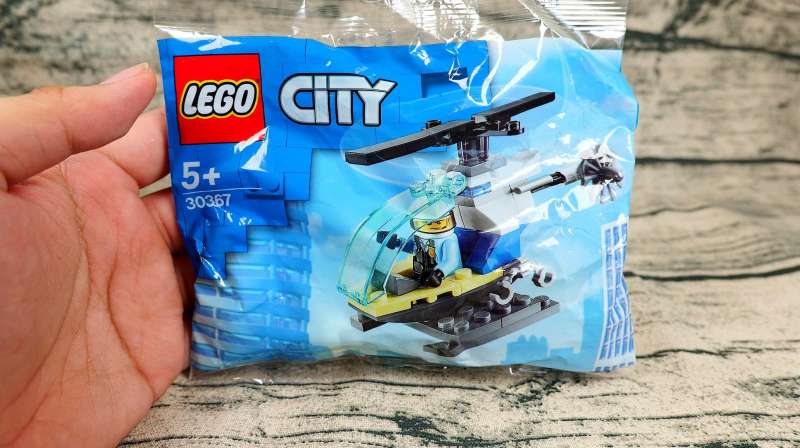 乐高搭建：乐高城市组30367警用直升机评测,母婴育儿,早期教育,好看视频