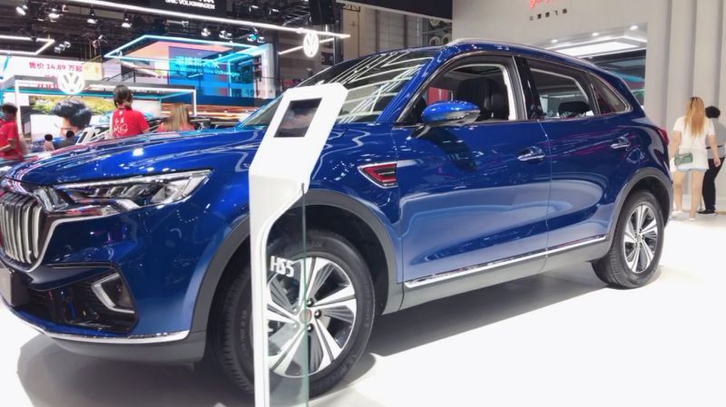 18万看豪华HS5不香？车长4760mm不输Q5，还标配2.0T四缸,汽车,车评,好看视频