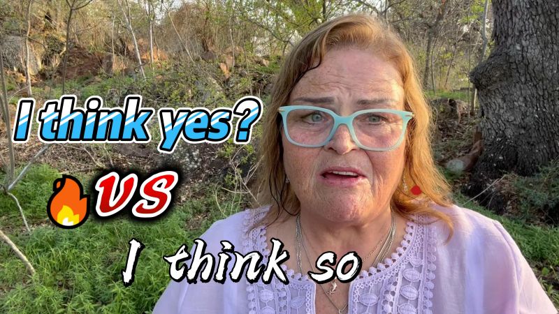 I think yes 和 I think so那个对？,教育,兴趣学习,好看视频