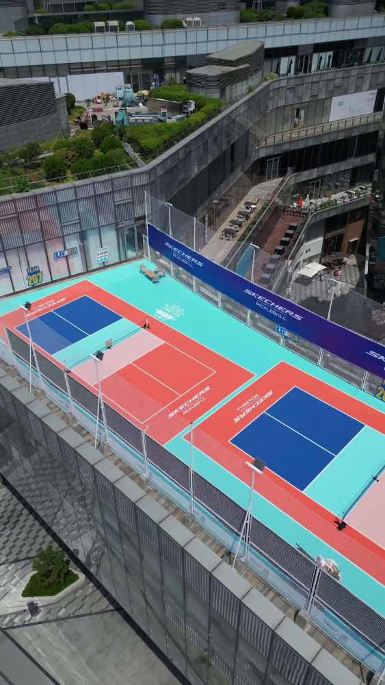 多多动匹克球俱乐部济南恒隆广场店开业啦！,体育,球类其他,好看视频