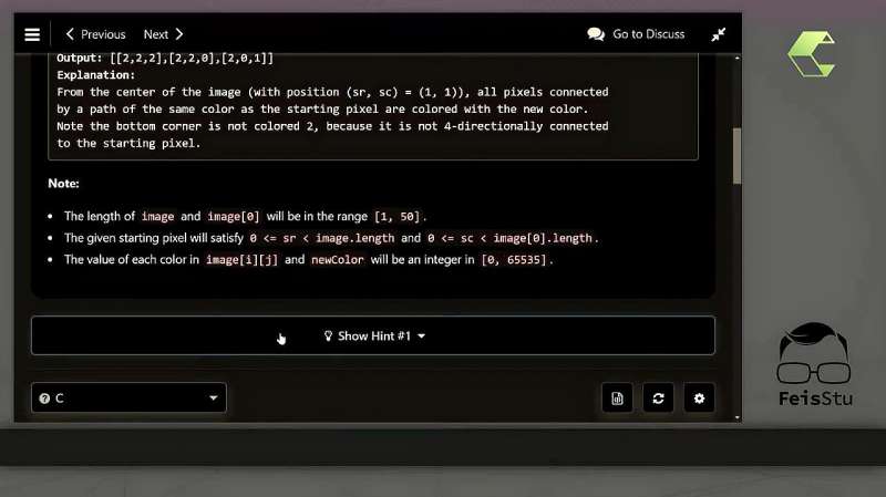 「C语言 LeetCode 五月挑战」第十一天 (Flood Fill),教育,在线教育,好看视频