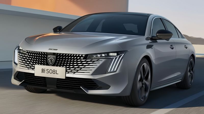 新款标致508L登场，外观比奔驰漂亮，1.8T爆211马力，油耗仅6.45L,汽车,新车动态,好看视频