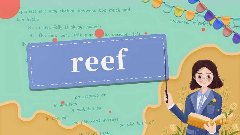 reef的读法、翻译、使用场景,教育,在线教育,好看视频