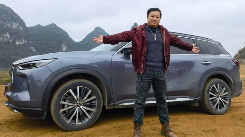 试全新英菲尼迪QX60：车长超5米+换装9AT！45万起值？,汽车,车评,好看视频