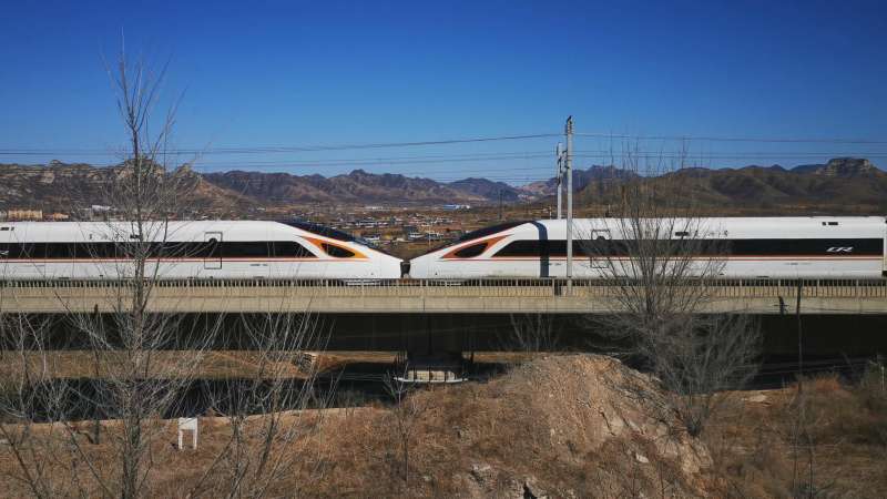 广州开往北京西最快动车！每秒80米！京广线大标杆G66次高铁,交通工具,交通工具,好看视频