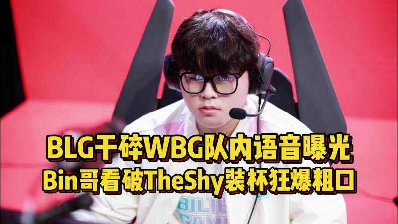 BLG干碎WBG队内语音曝光，Bin看破TS狂爆粗口，Doinb指出WBG问题,游戏,电子竞技,好看视频