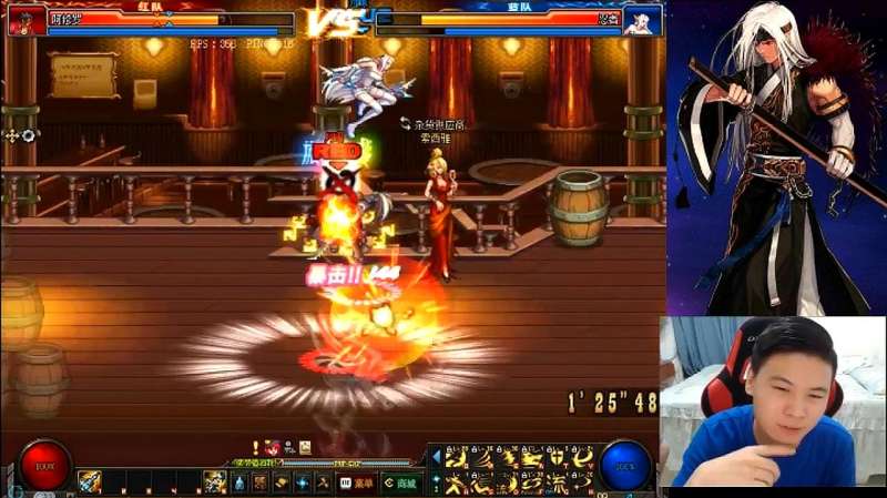 DNF：PK海选赛，阿修罗面对忍者宛如乌龟，拖到时间结束输得憋屈,游戏,RPG游戏,好看视频