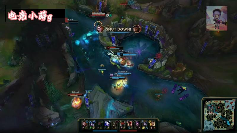 英雄联盟S13瑞士伦，T1对战TL，1：0,大魔王Faker被单杀三次,游戏,moba游戏,好看视频