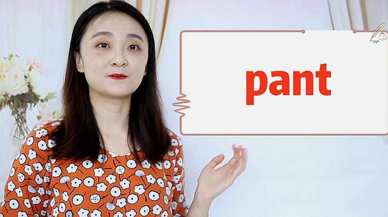 pant的意思、用法搭配、近义词、使用场景,文化,艺术,好看视频