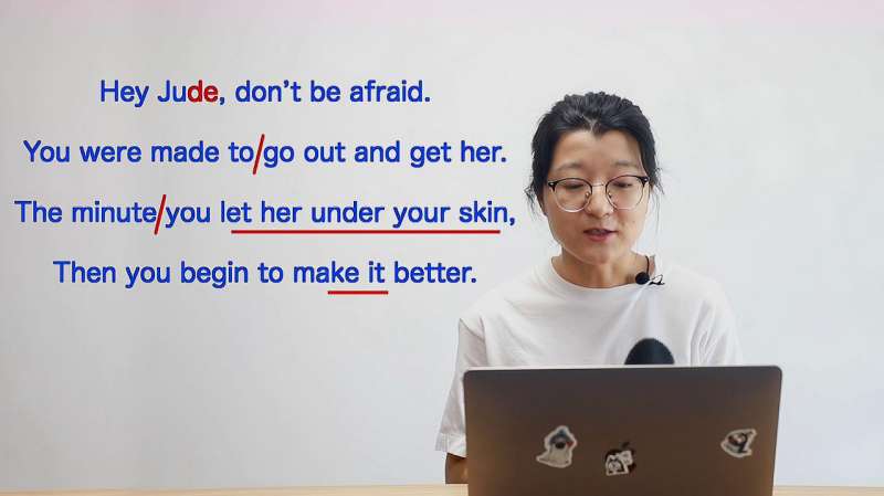 小青老师教唱-Hey Jude，一起来学习吧！,情感,人生导师,好看视频