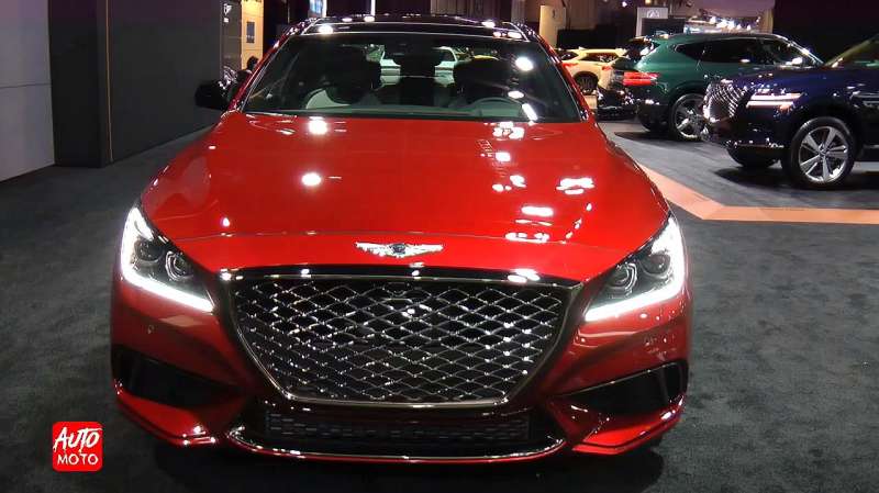 2020款现代捷恩斯G80 3.3T，外观和内饰全方位实拍，颜值太高！,汽车,汽车展览,好看视频