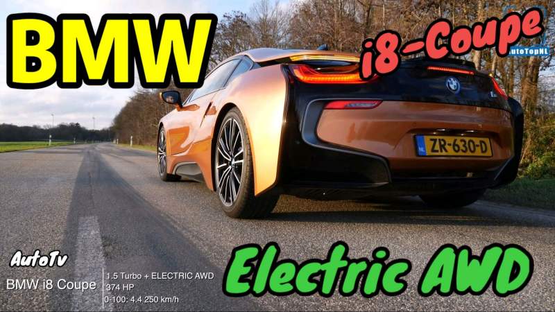2020宝马i8 Coupe 0-250km 加速测试和最高速度,汽车,车评,好看视频