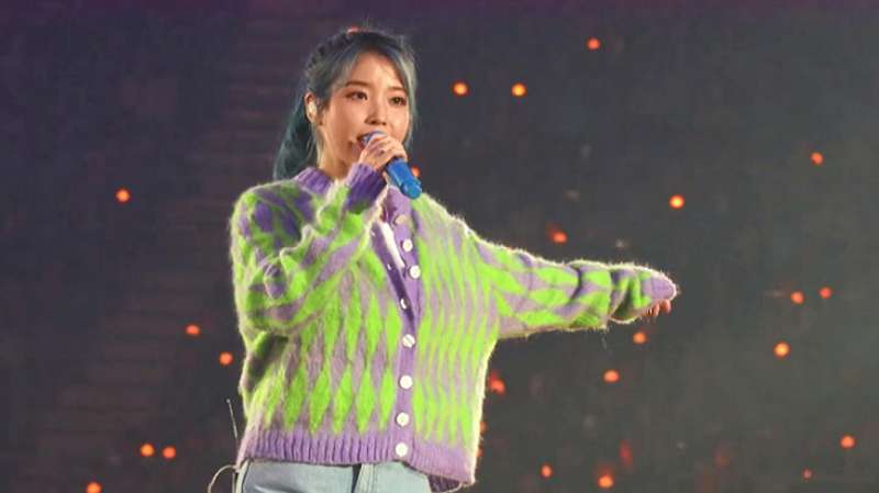 IU首尔演唱会最新《Leon》安可舞台，私服超适合呀！,音乐,流行乐,好看视频