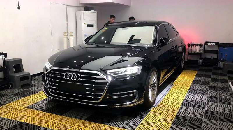 2019款奥迪A8L，商务人士必备的一款豪车，比A6显得霸气多了！,汽车,车评,好看视频